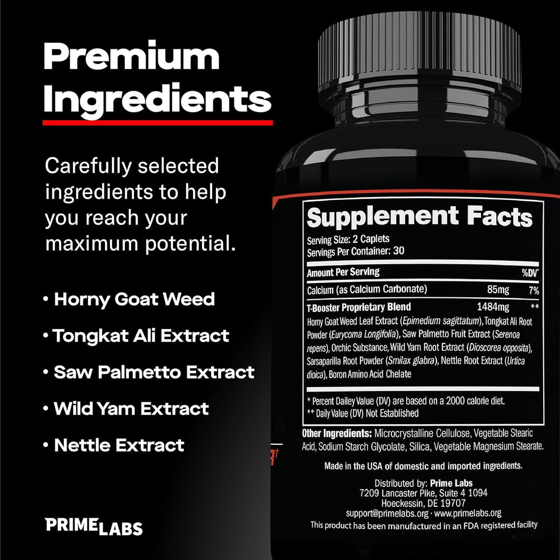 Prime Test: Natural Testosterone Booster from Prime Labs – Prime Labs ...