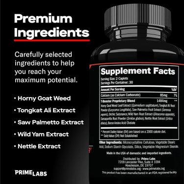 Prime Test: Natural Testosterone Booster from Prime Labs – Prime Labs ...